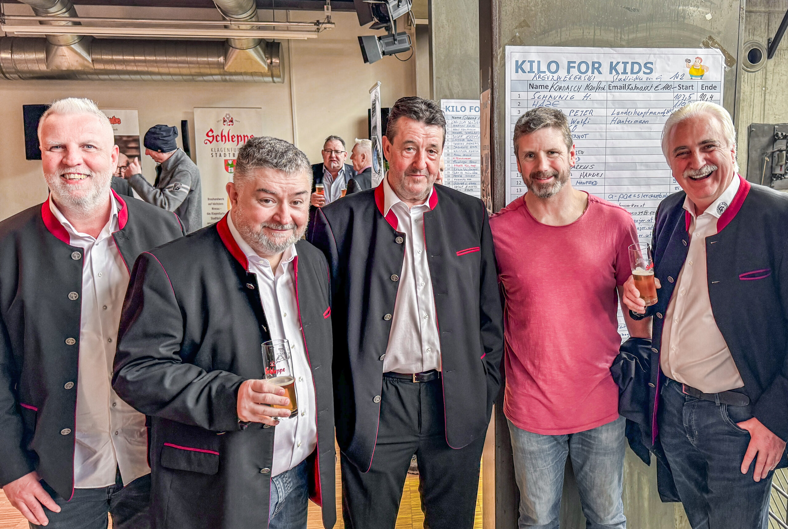 Stadtrichter beim „Kilo for Kids“-Projekt – Die Stadtrichter zu Clagenfurth